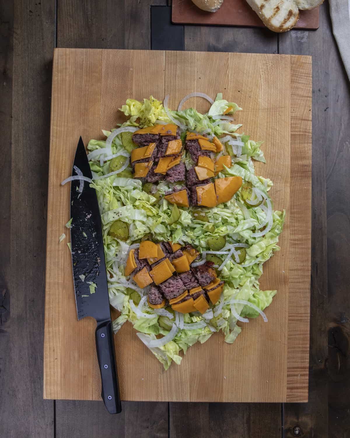 Chopped Big Mac Subs