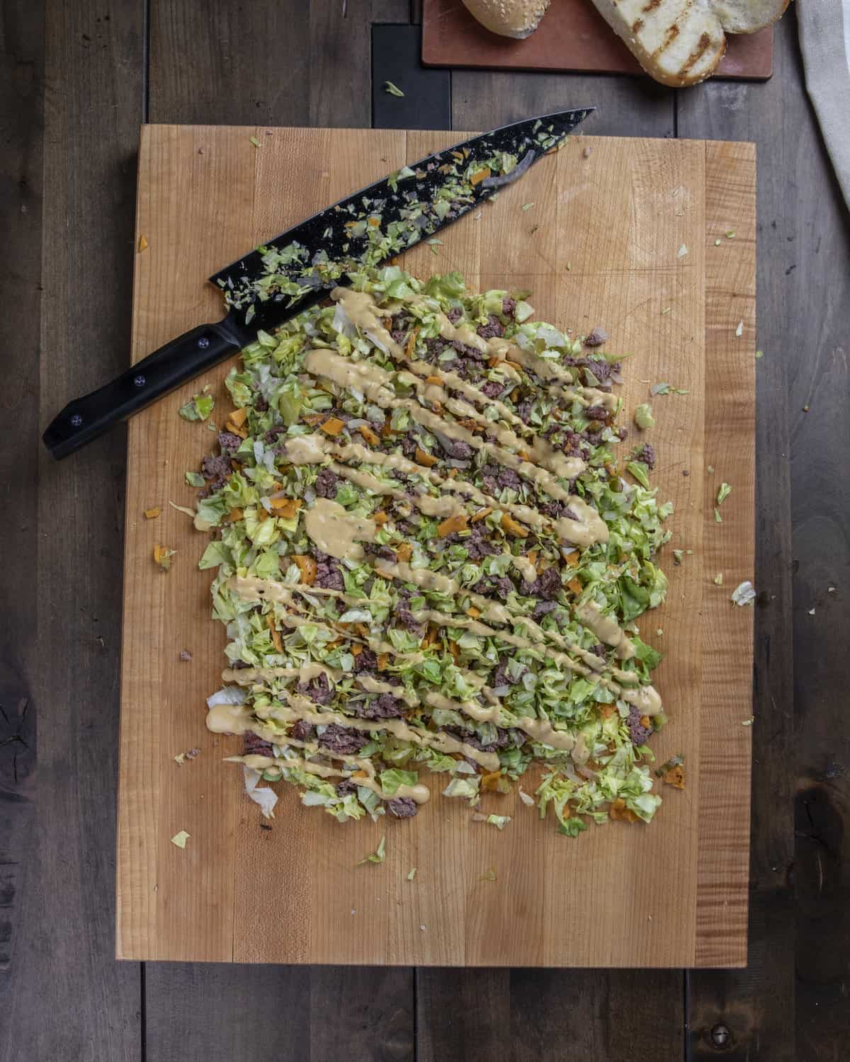 Chopped Big Mac Subs