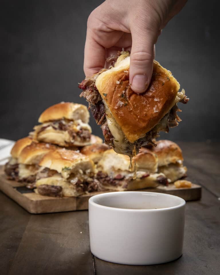 Smoked Beef Short Rib Sliders