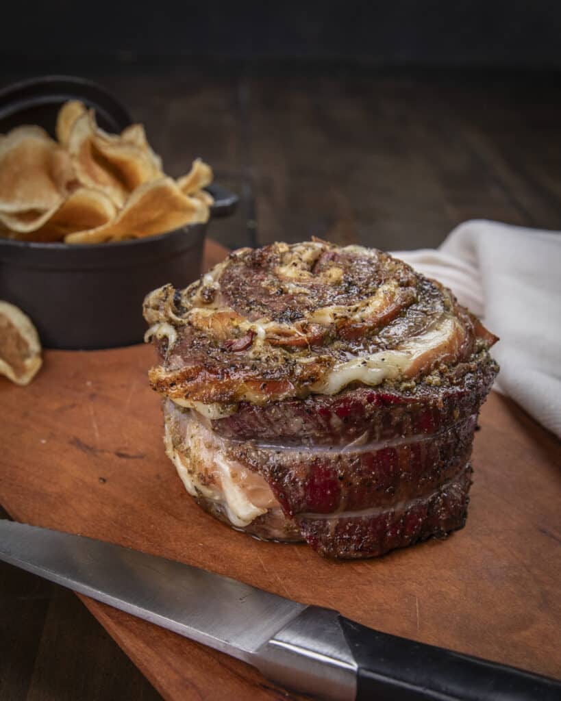 Grilled Skirt Steak Pinwheels