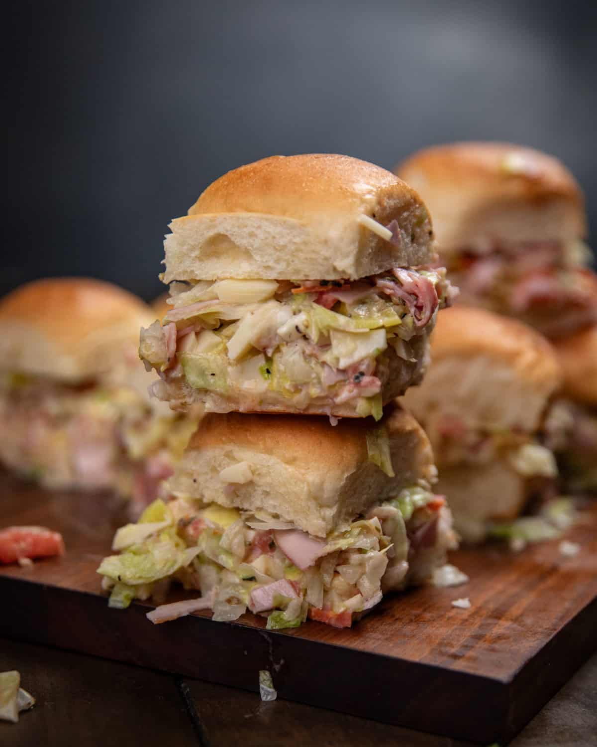 Easy chopped Italian grinder sliders