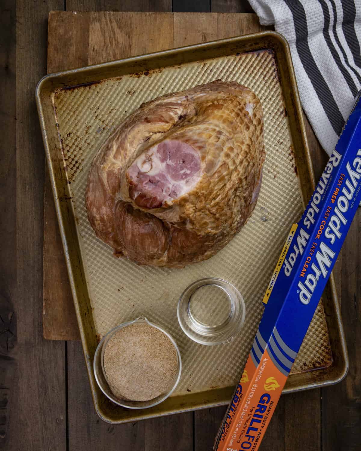 How to cook a spiral cut ham (with glaze)