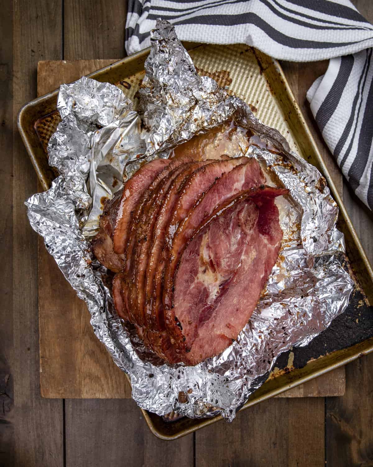How to cook a spiral cut ham (with glaze)