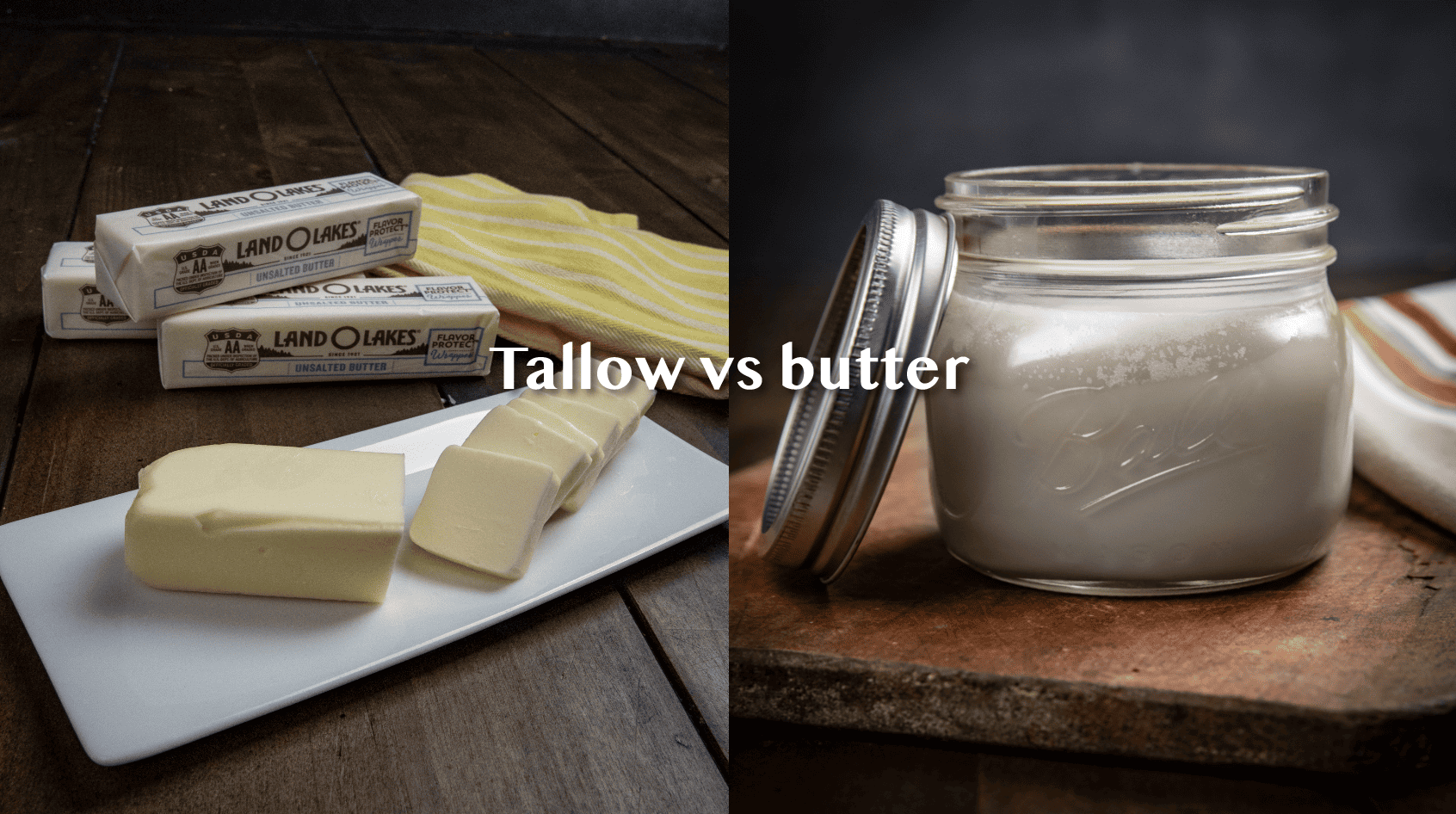 Cooking with tallow vs butter: what's the difference?