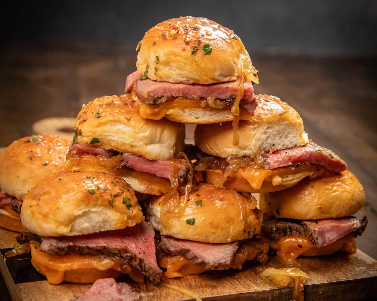 Ribeye steak sliders with cowboy butter