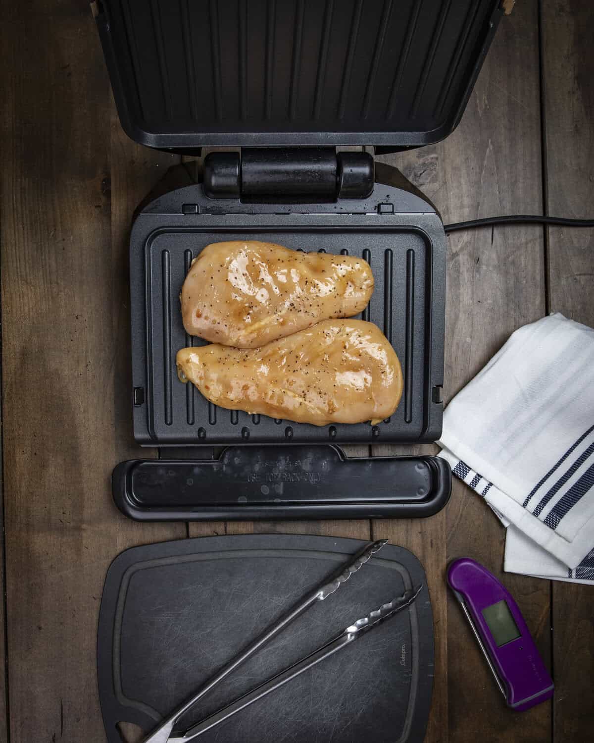 How to Grill Chicken Breast on a George Foreman Grill