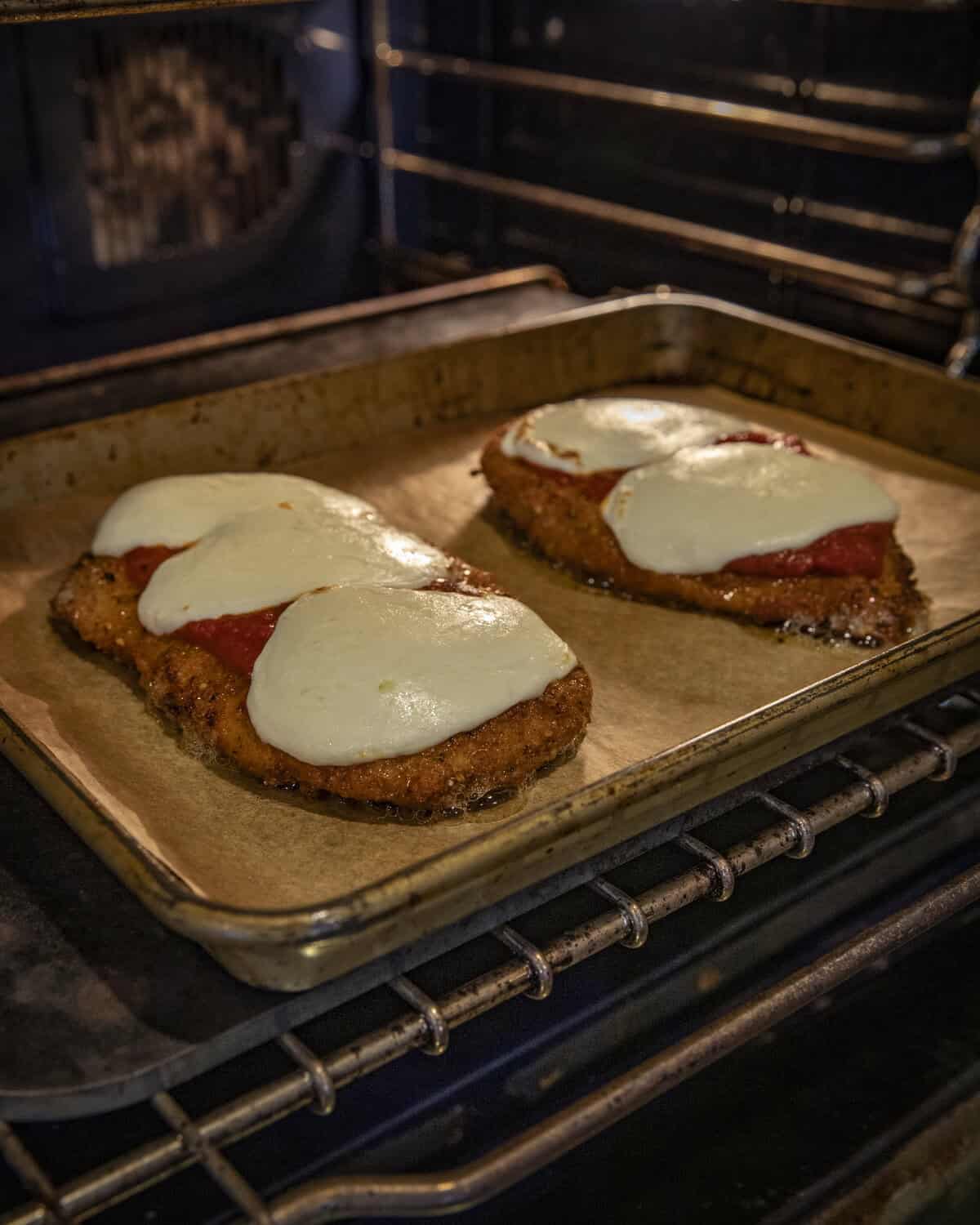 Chicken Parm Caesar Sandwich