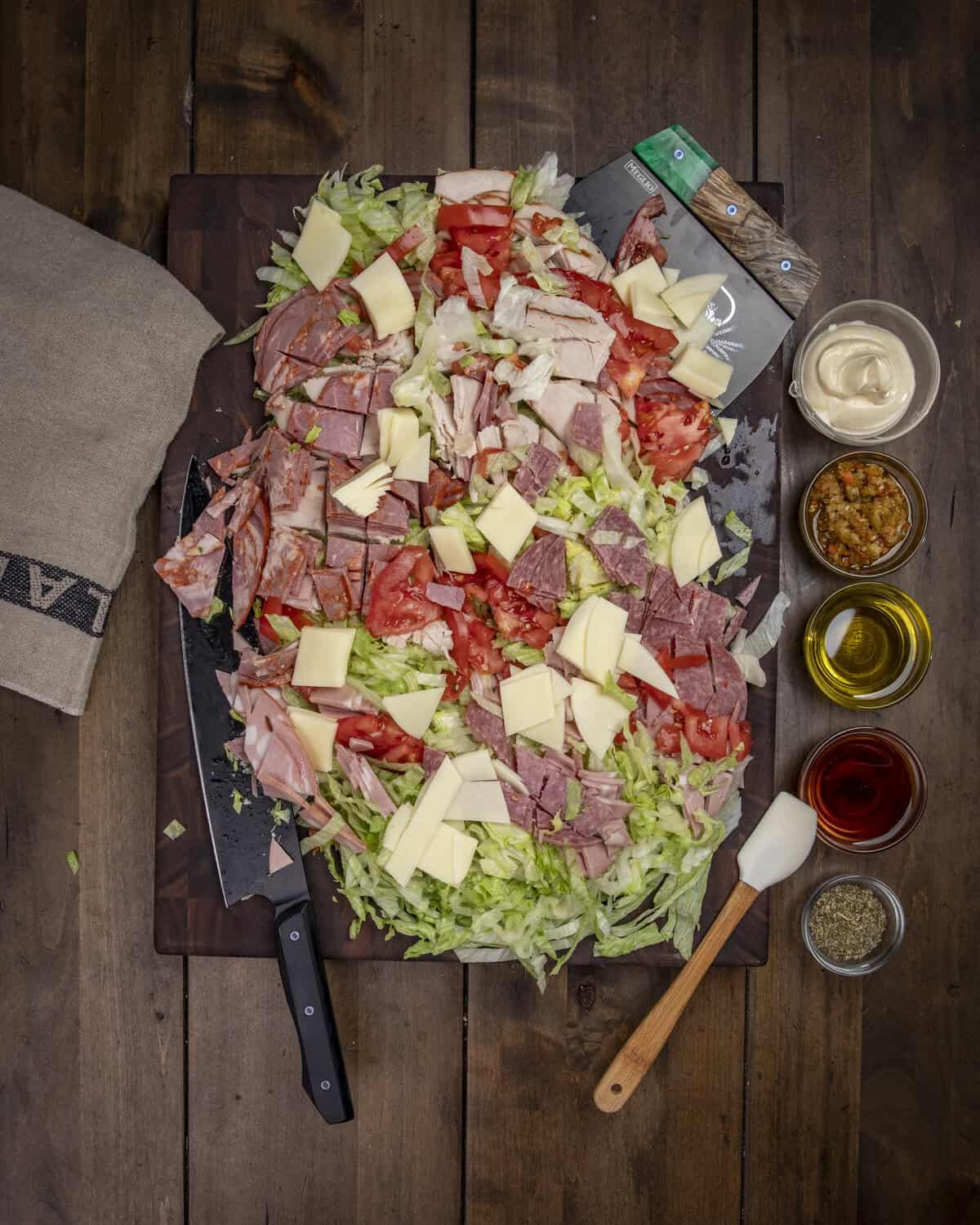 Italian Hoagie Dip (Inspired by the Viral Chopped Sandwich)